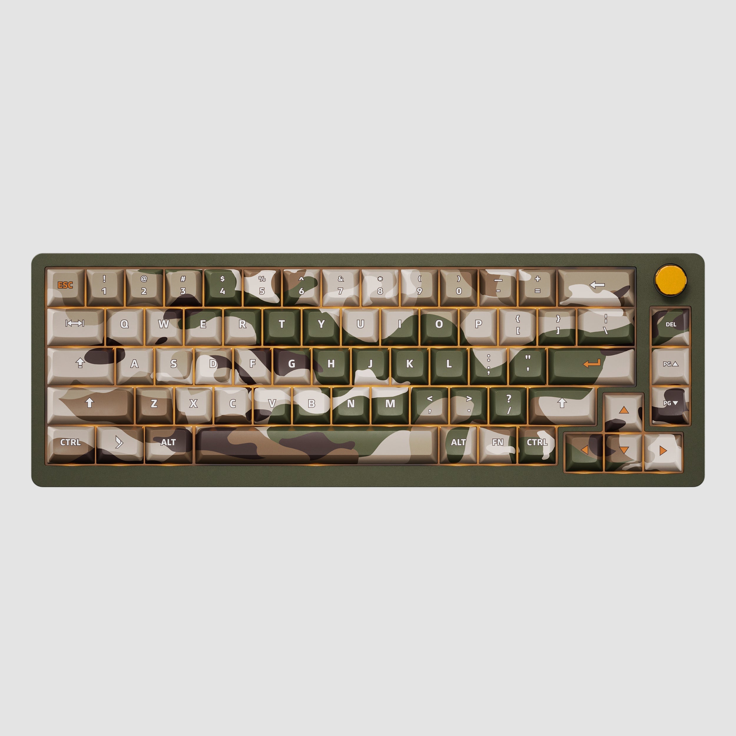 DeltaForce 65: Full Metal Camo Mechanical Keyboard - Das Keyboard