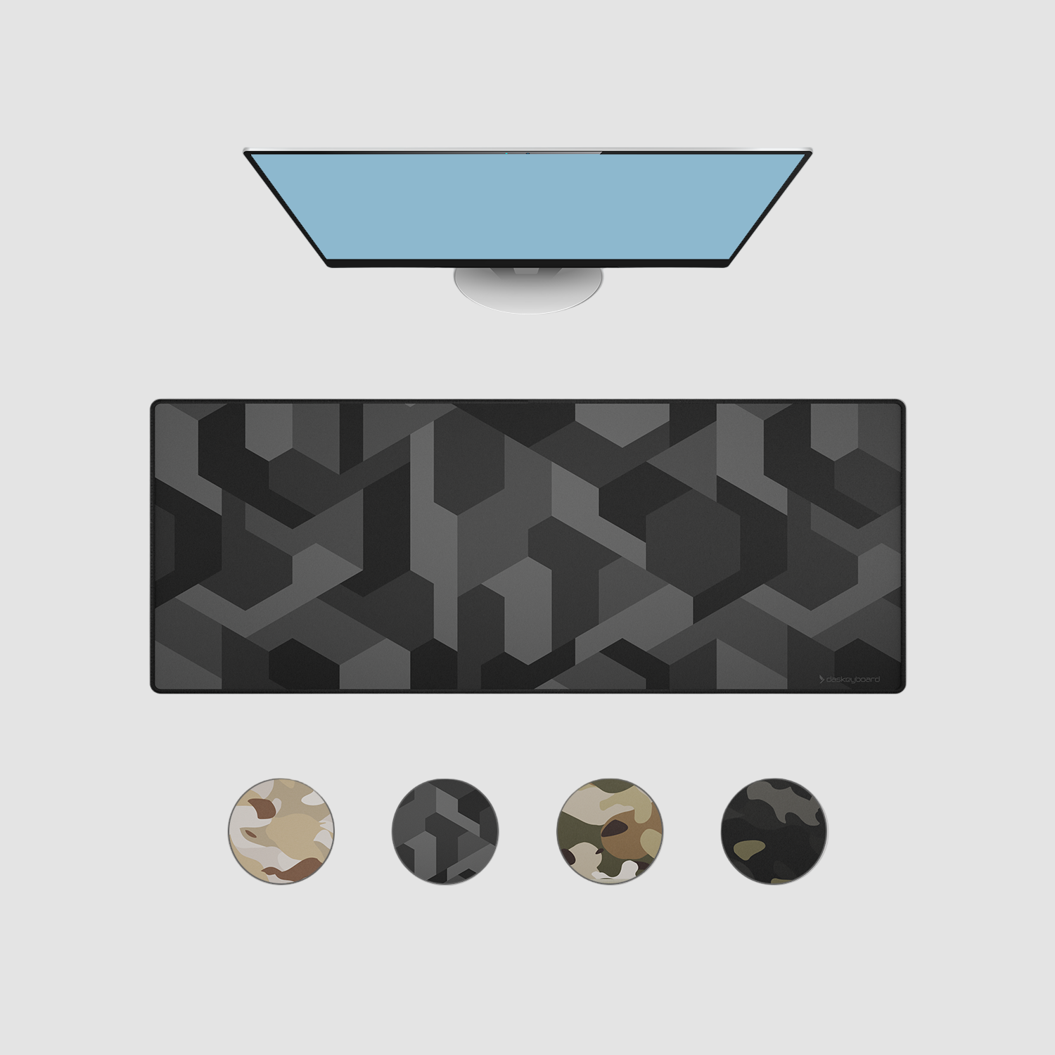 DeltaForce Camo Gaming Desk Mats - Das Keyboard