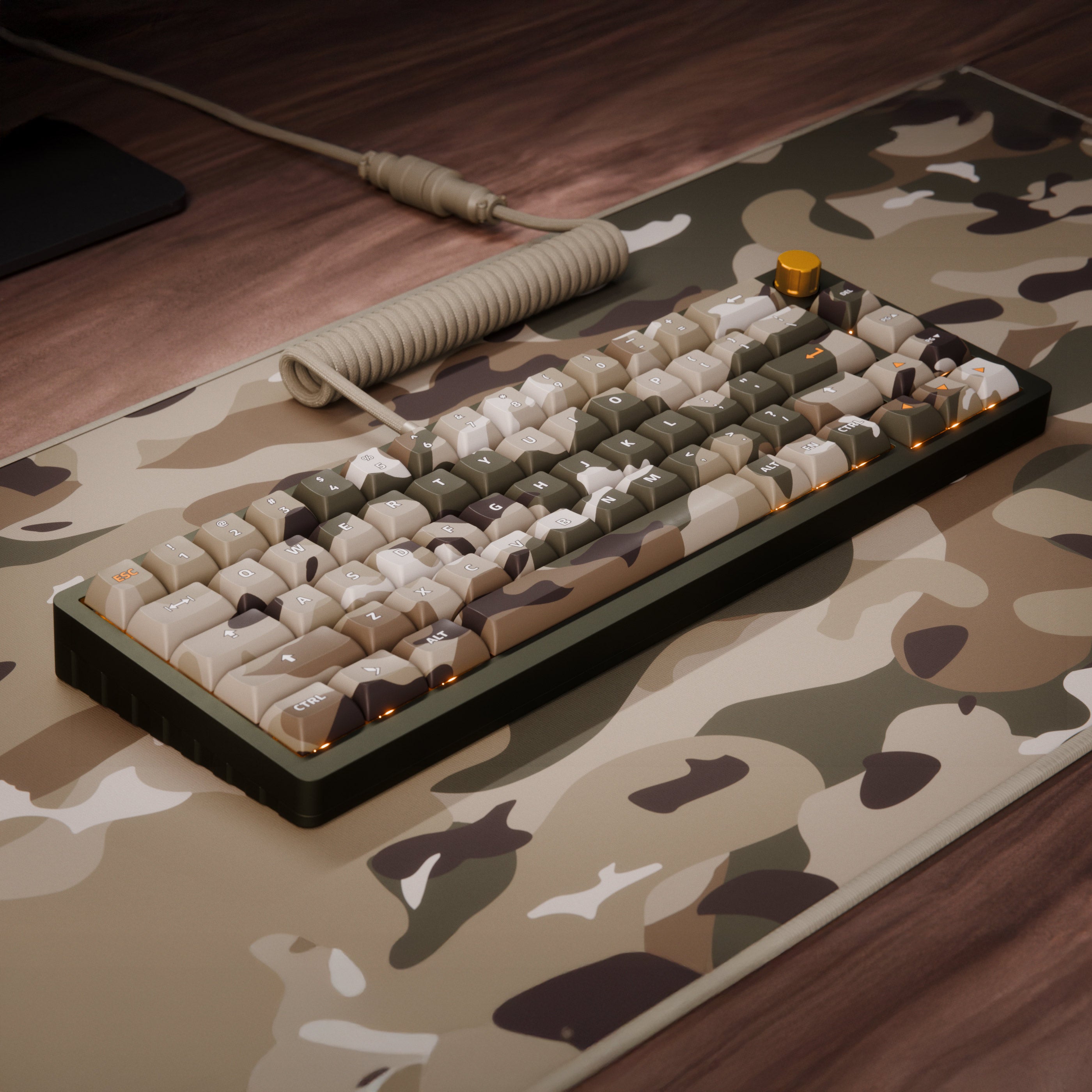DeltaForce 65: Full Metal Camo Mechanical Keyboard - Das Keyboard