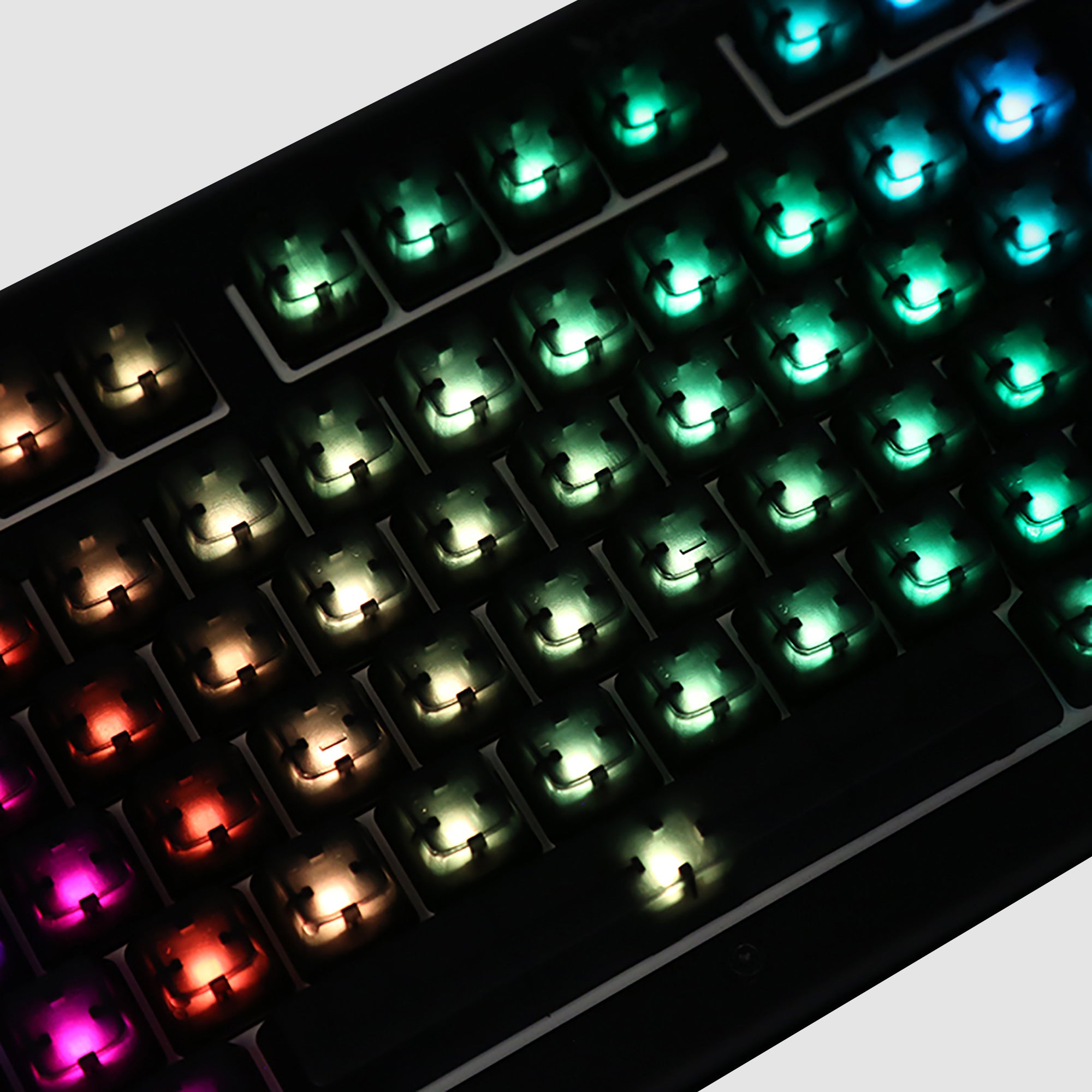 Das Keyboard Blank RGB Keycap Set for Gamma Zulu Switches (Translucent ...